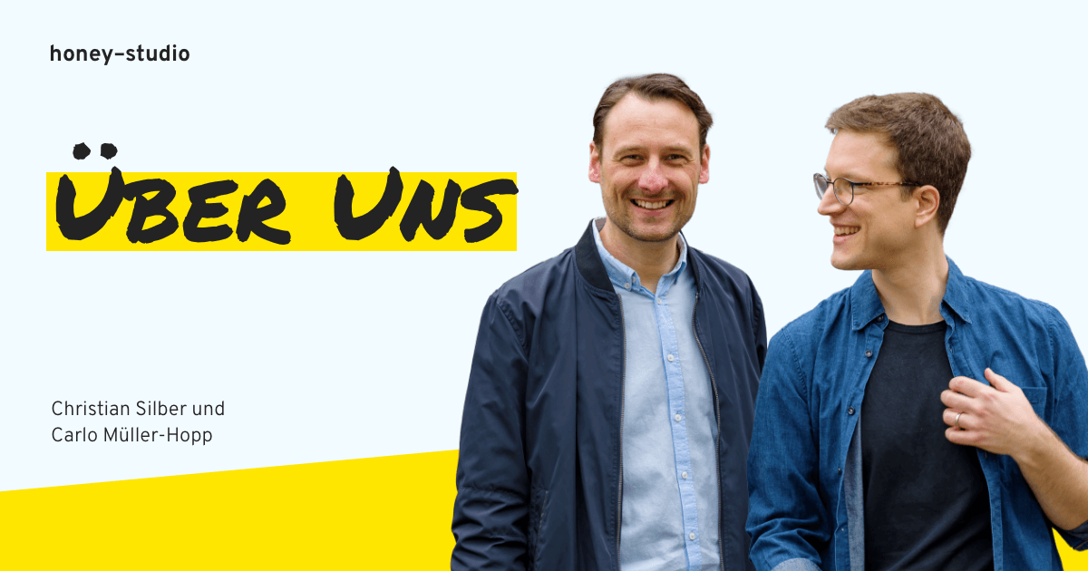 Über uns: Christian Silber und Carlo Müller-Hopp